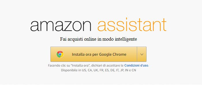 Amazon: buono da 10€ installando l’estensione Assistant!