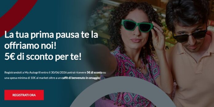 My Autogrill: buono sconto 5€ gratis con codice MY5EURO – Sconti A Nastro